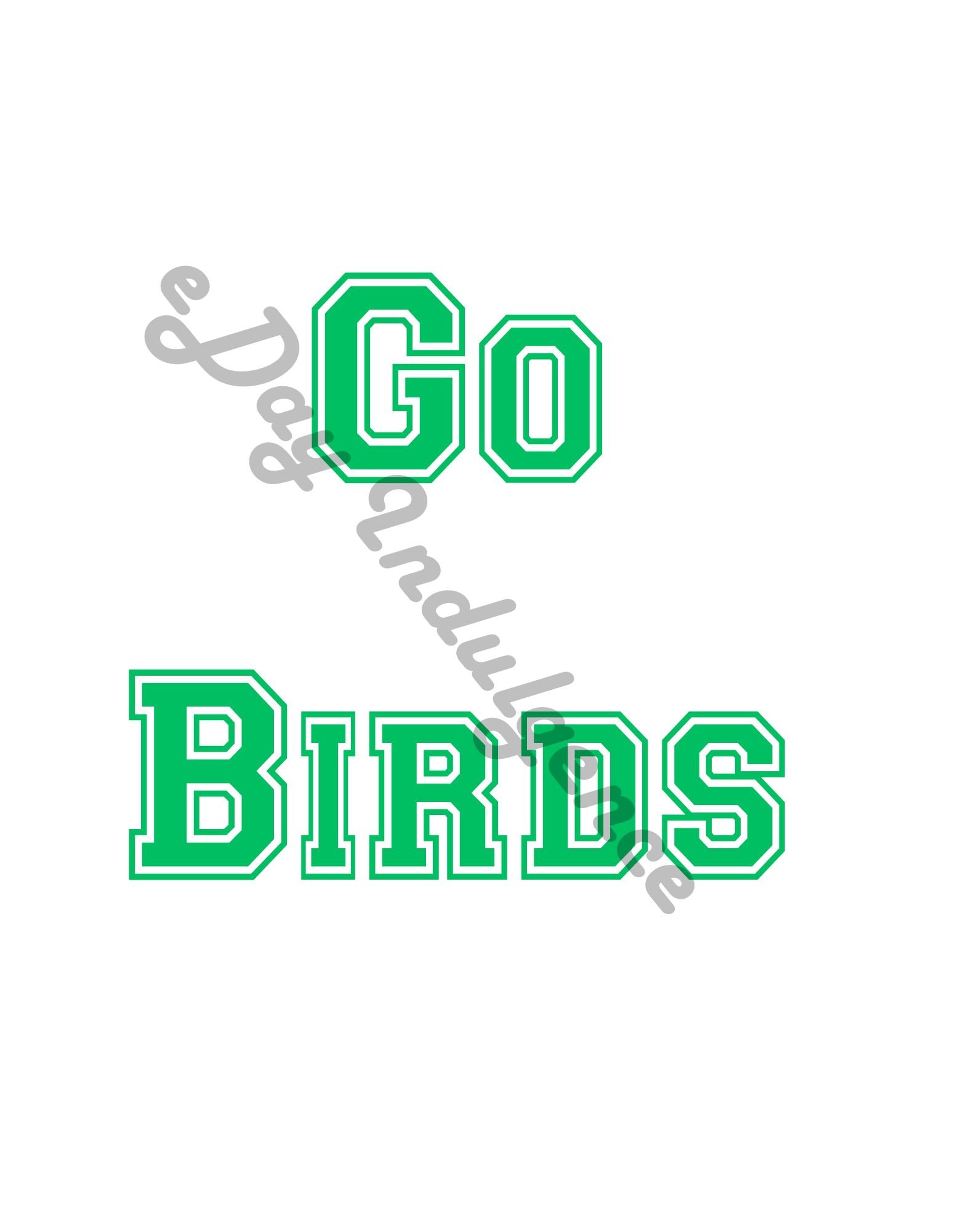 Philadelphia Football Go Birds Eagles Philly Digital Download Printable ...