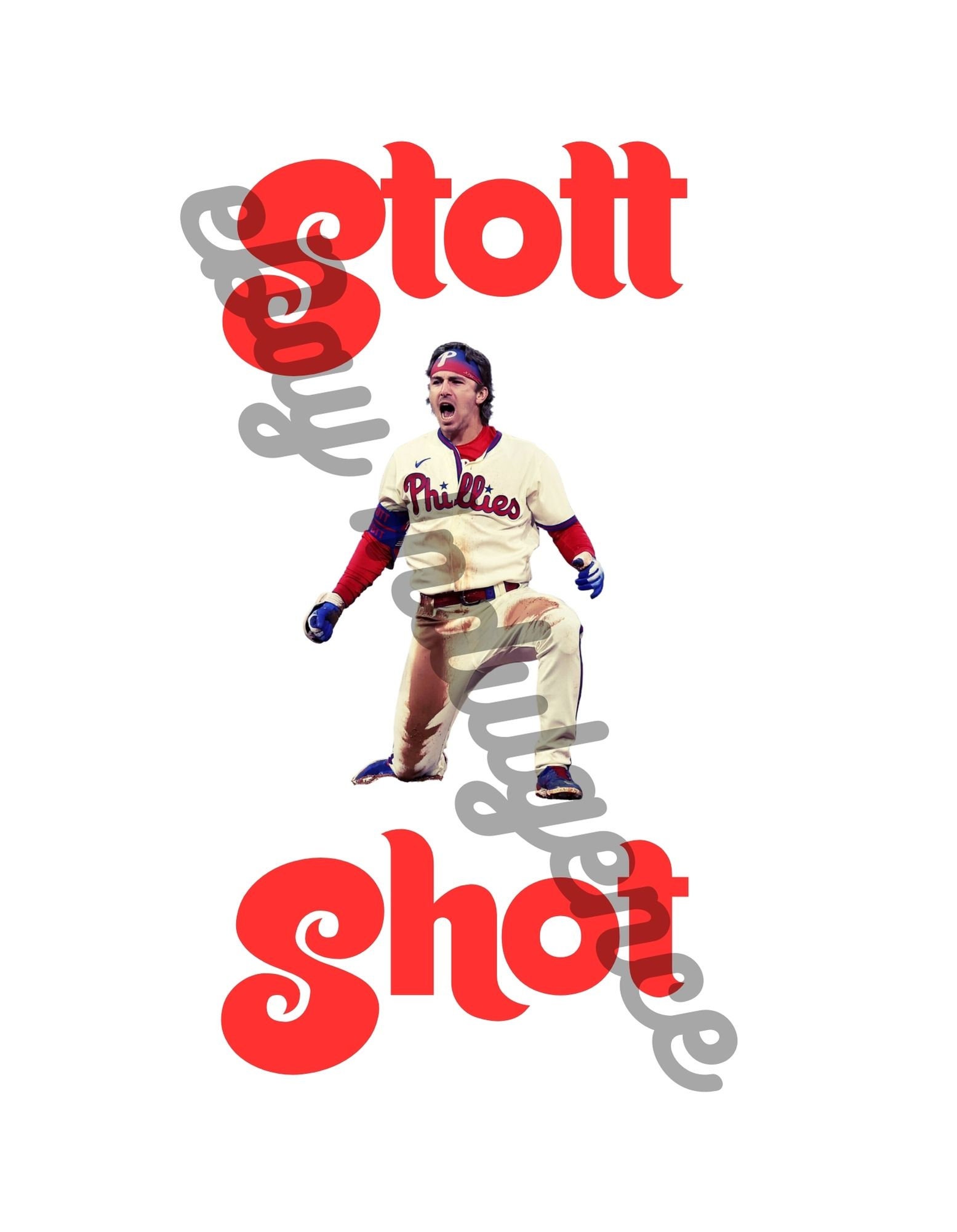 Phillies Bryson Stott Shot Digital Download Printable Art Files Svg Png ...