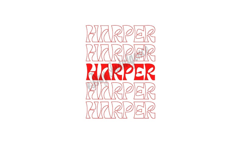 Harper Phillies Digital Download SVG PNG File Baseball Champions Philly ...