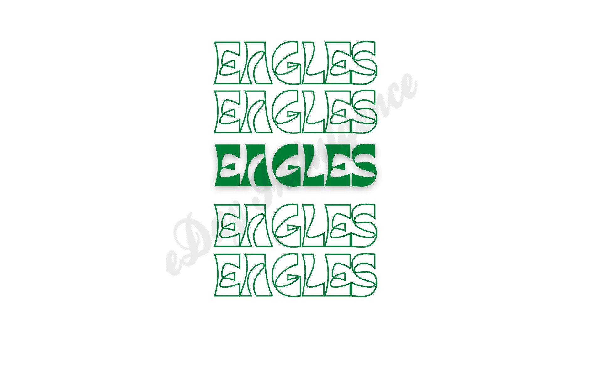 Eagles Digital Download SVG PNG PDF Football Printable Art Philly ...