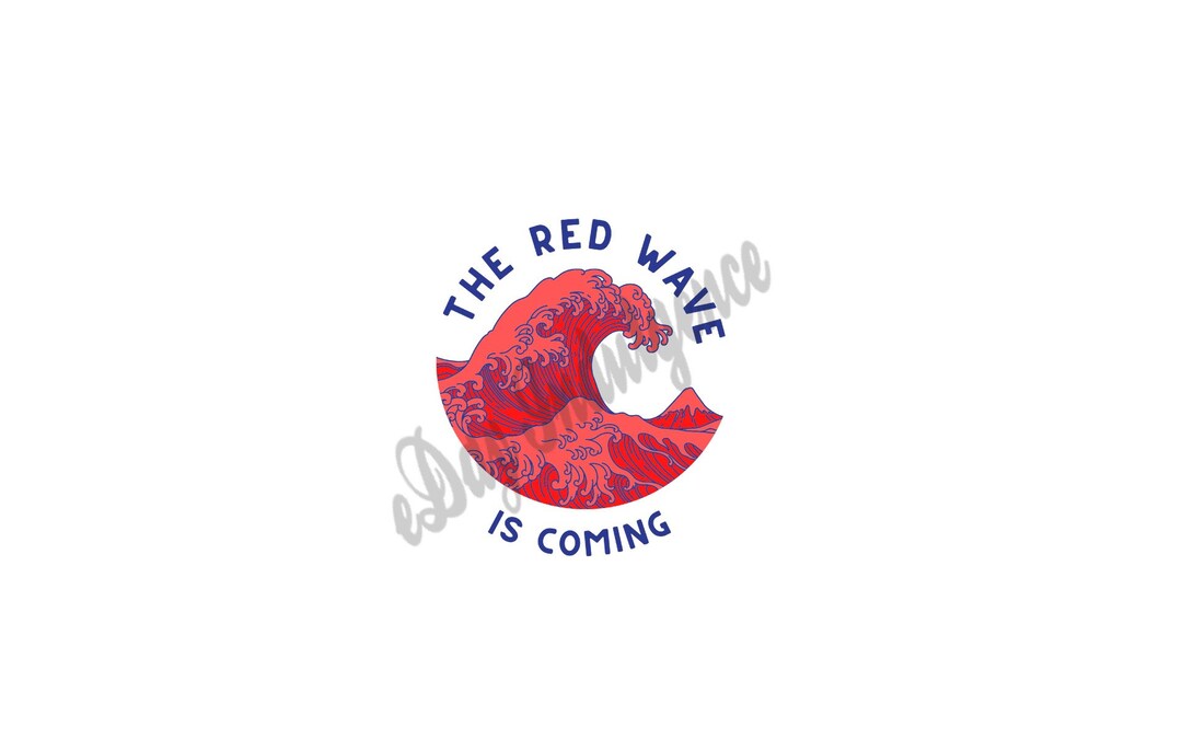 The Red Wave Digital Download SVG PNG File America Politics Republican ...