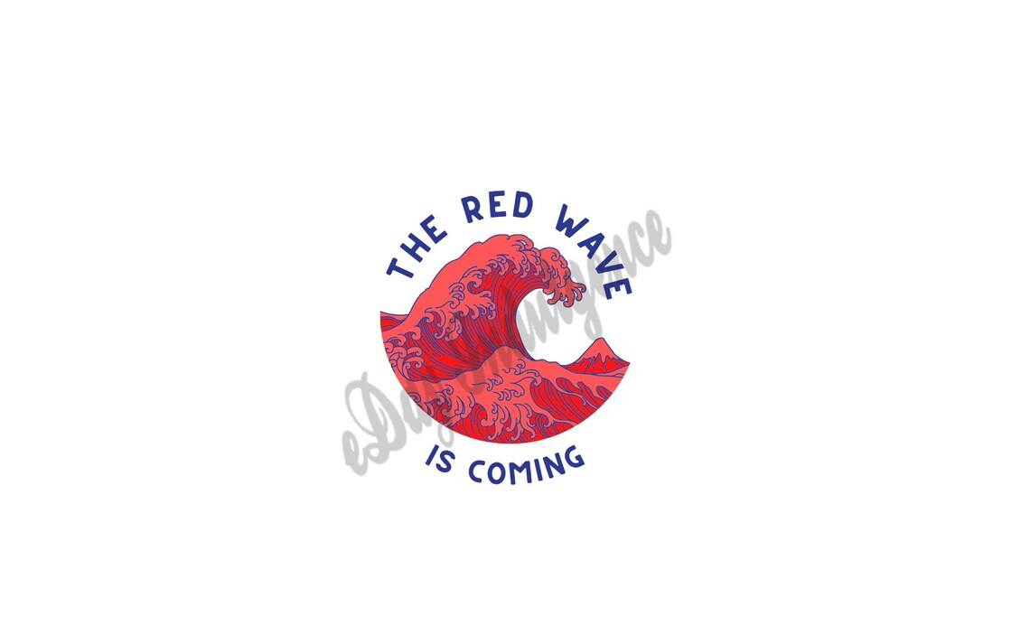 The Red Wave Digital Download SVG PNG File America Politics Republican ...