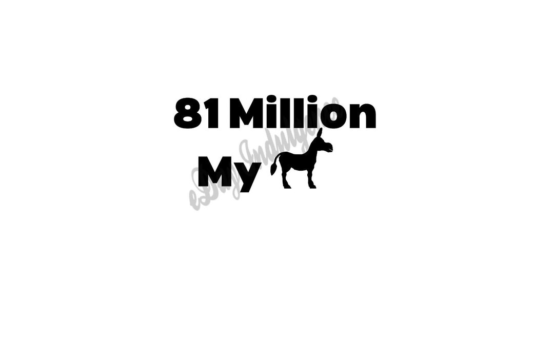 81 Million Digital Download SVG PNG File for Iron on Cricut Silhouette ...