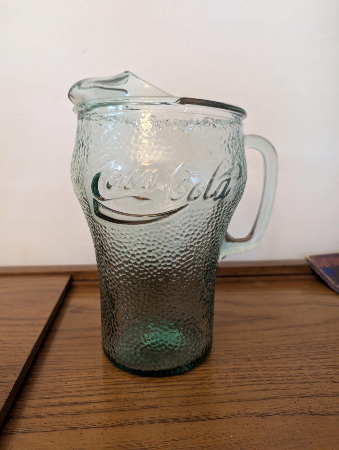 Coca Cola Glass Pitcher - Etsy