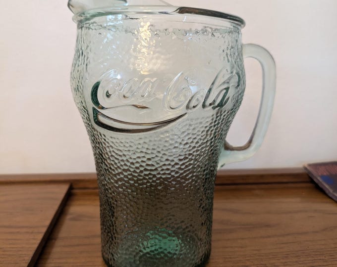 Coca Cola Glass Pitcher - Etsy