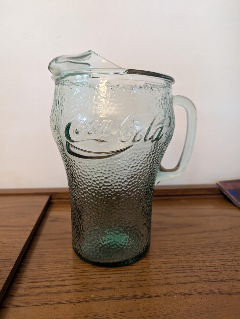 Coca Cola Glass Pitcher - Etsy
