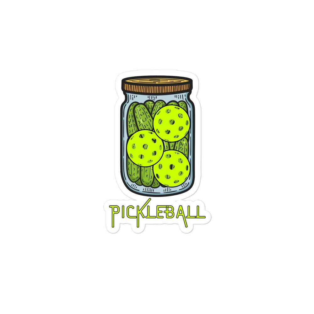 Pickleball Jar Sticker - Etsy
