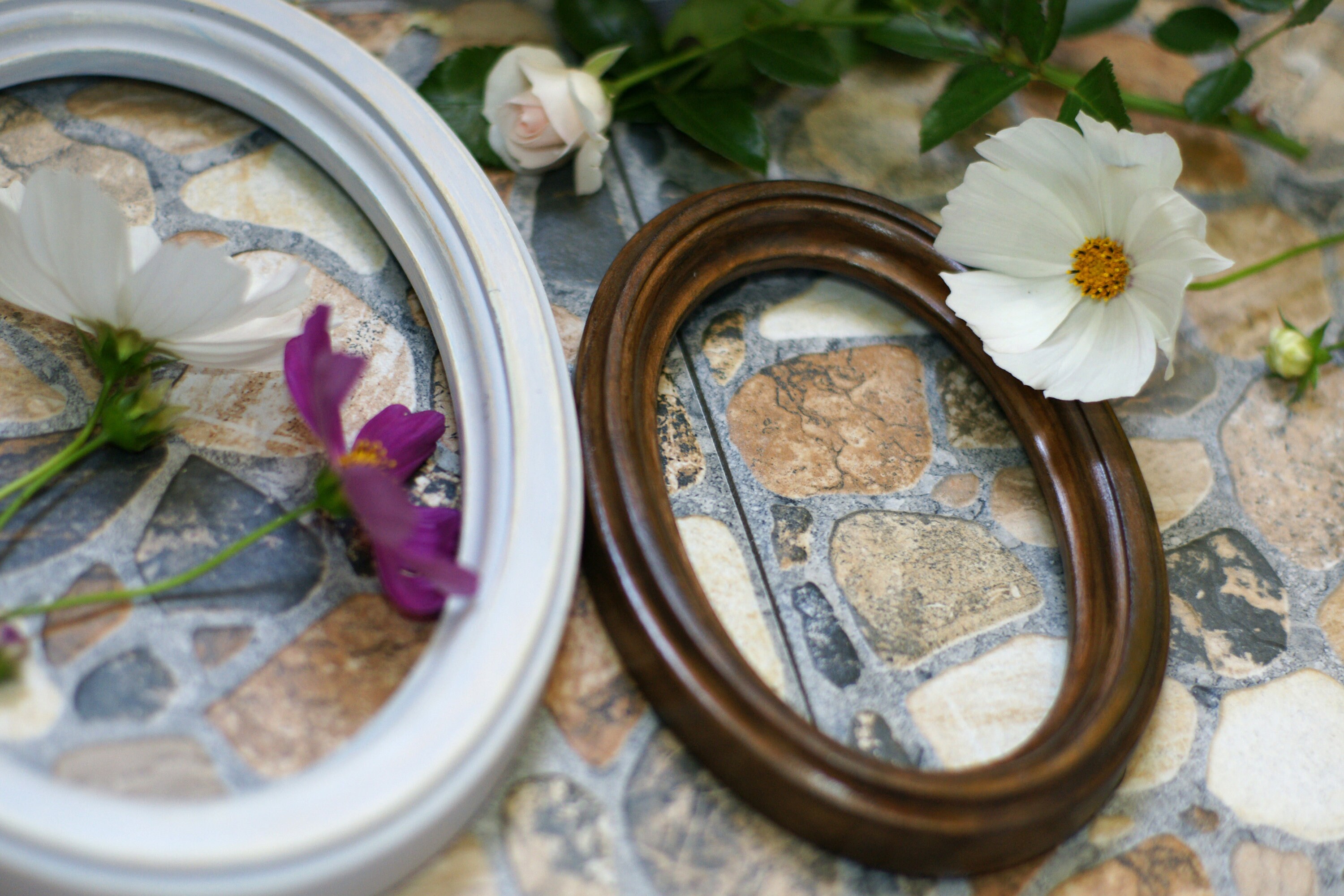 Oval Picture Frame, Oval Photo Frame, Decorative Wooden Frame, Home ...