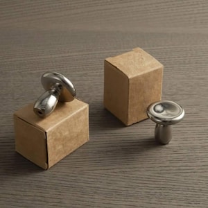 Modern Oval Pull Knob Hidden Nickel Knob and Handle Scandinavian Style Brass Furniture Knobs ...