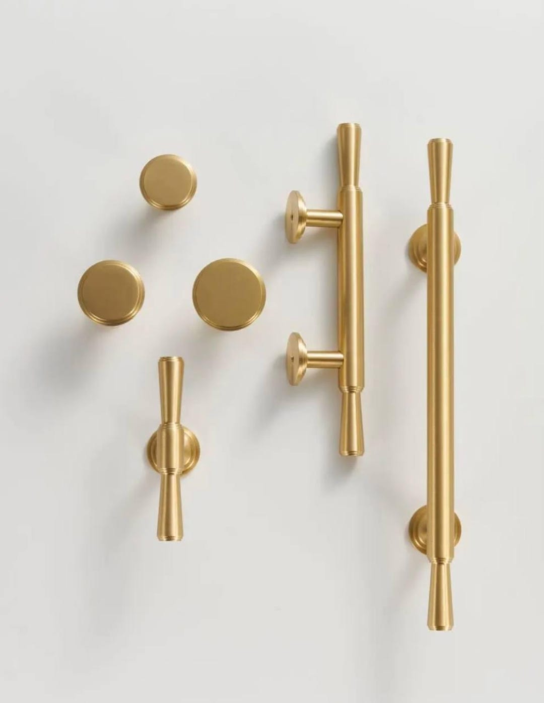 Large Metal Handles, Handles of Different Lengths, Brass Cabinet ...