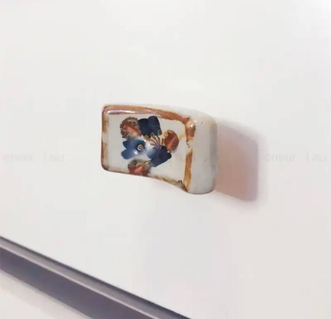 Ceramic Small Cabinet Handles Drawer Pull Knob Dresser Drawer Pull ...