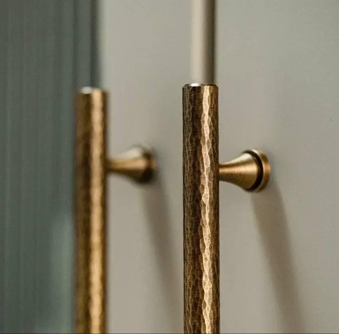 Modern Metal Long Door Handles Large Metal Bar Pulls Knobs Modern ...