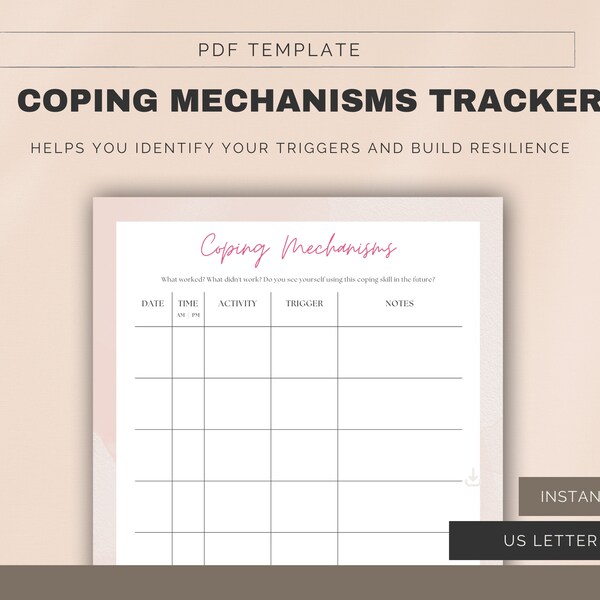 Coping Pdf Template - Etsy