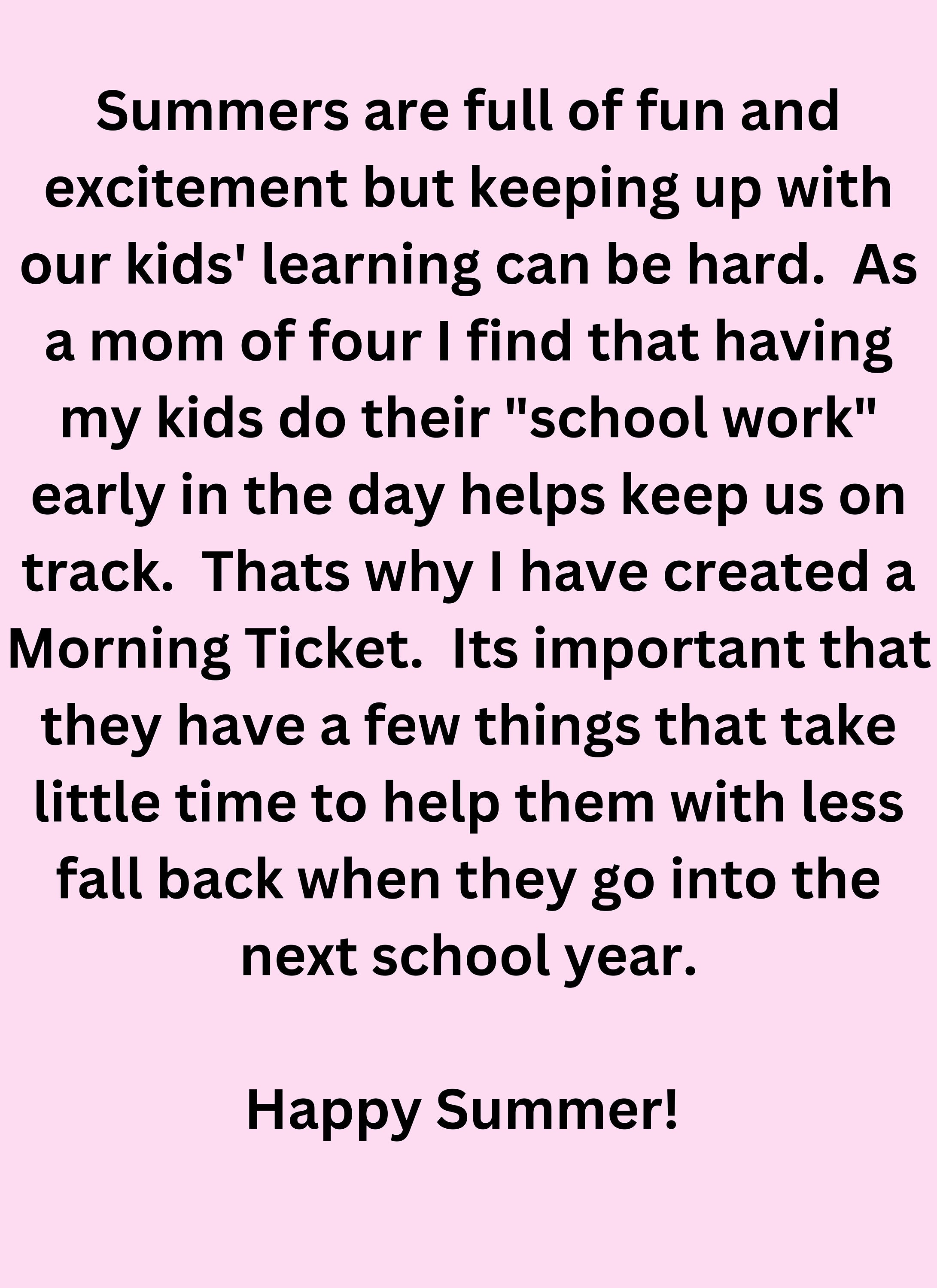 Printable Summer School Work 3rd Grade to 4th Grade | Summer Learning ...