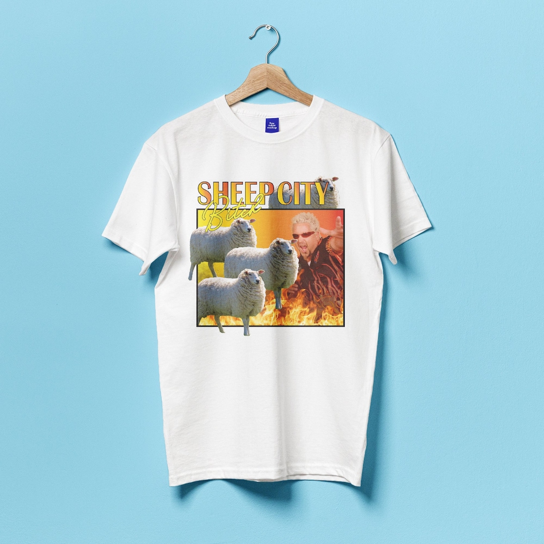 Settlers of Catan | Sheep City Graphic Tee | Shepherd Flames Retro ...