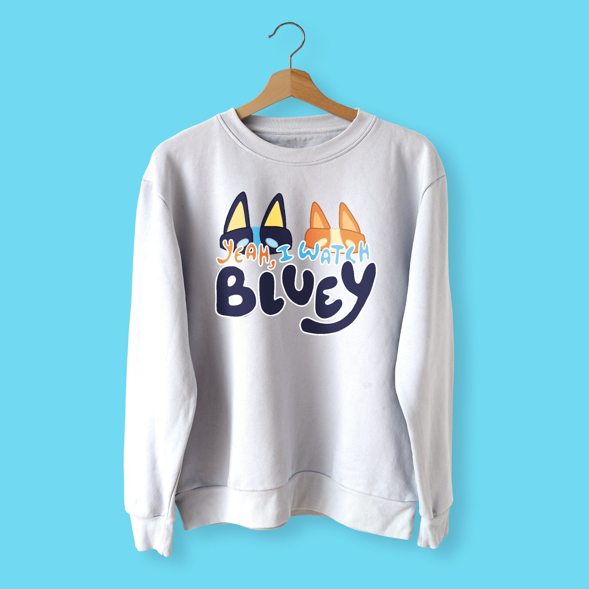 Bluey Shirt, Dog Shirt, Cartoon Lover, Minimalist Shirt, Minimalism ...