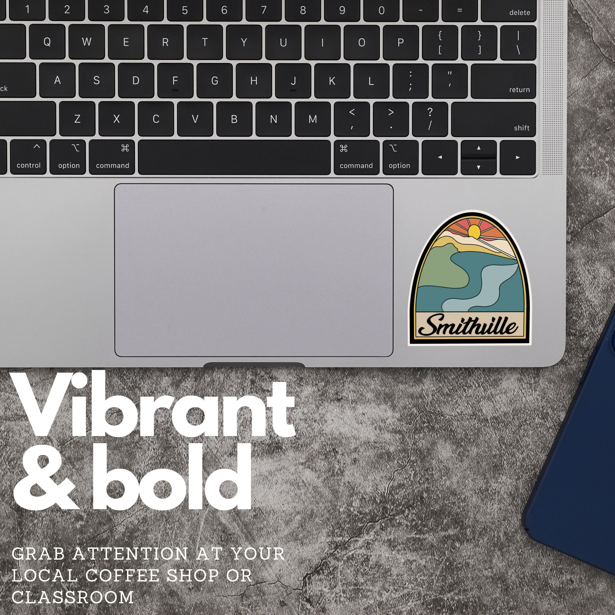 Custom Hometown Sticker Lake Town Small Town Rural Town - Etsy