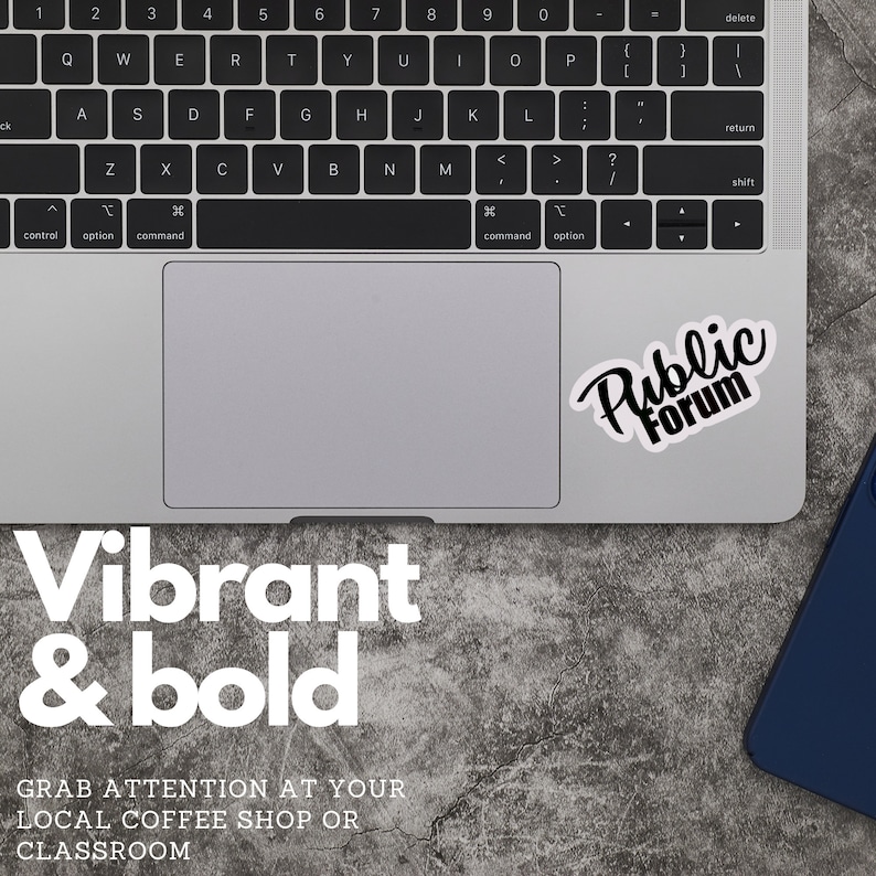 Public Forum Debate Sticker, Water-resistant, Forensics Gift - Etsy