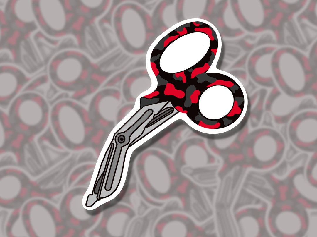 Trauma Shears Vinyl Sticker, Trauma Nurse, Trauma, ER Nurse, Nurses ...