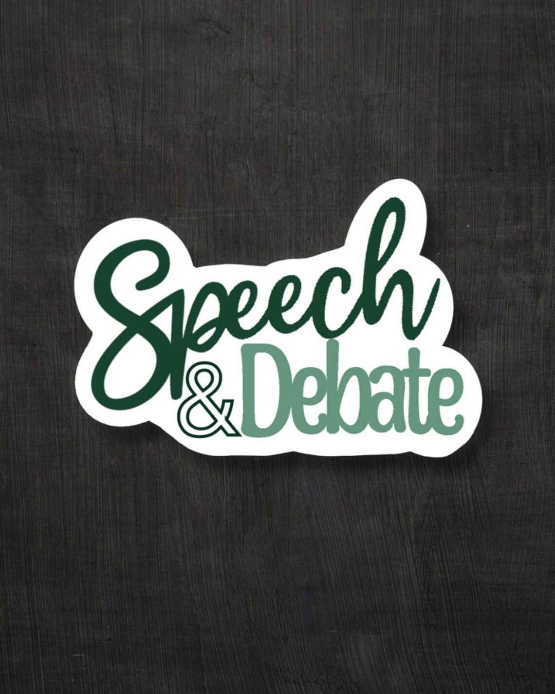 Custom Speech and Debate Sticker, Debate, Forensics, High School Speech ...
