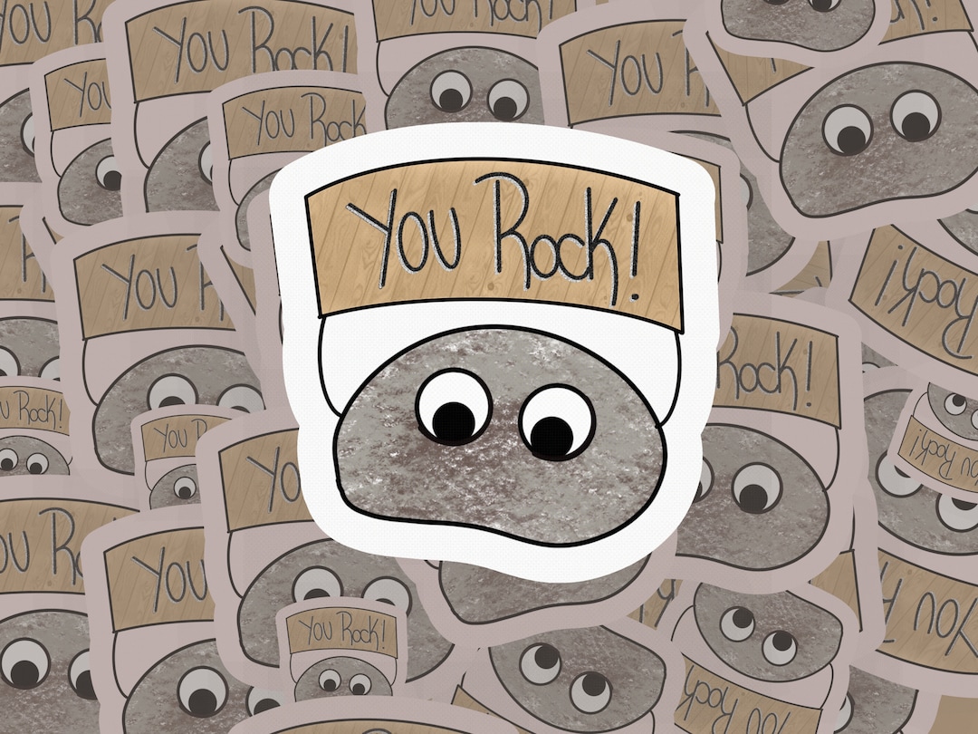 You Rock Sticker, Motivational Sticker, Vinyl Sticker, Gift for ...
