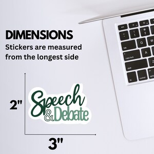 Custom Speech and Debate Sticker, Debate, Forensics, High School Speech ...