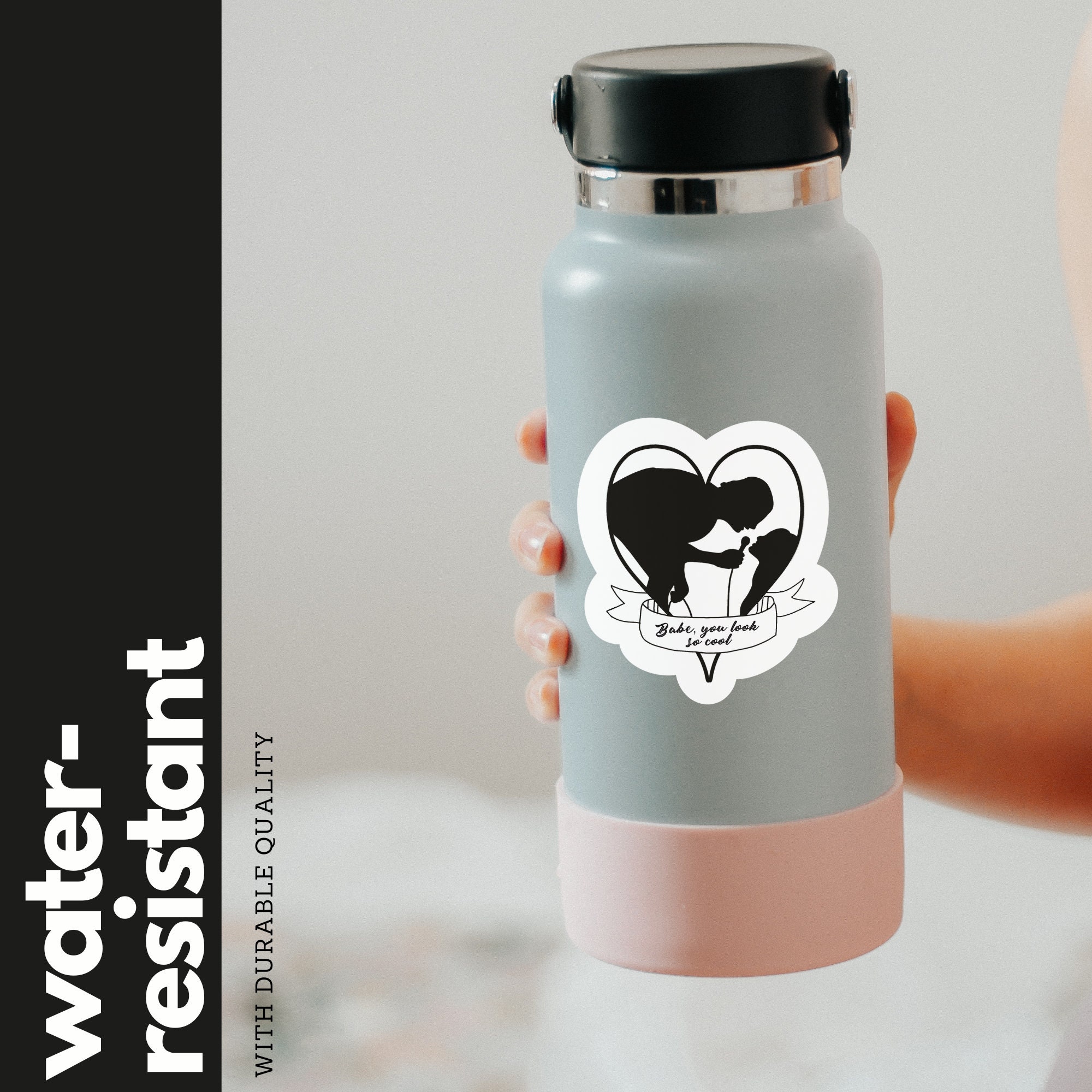 The 1975 Vinyl Sticker, Babe You Look so Cool, Robbers Sticker, Music ...