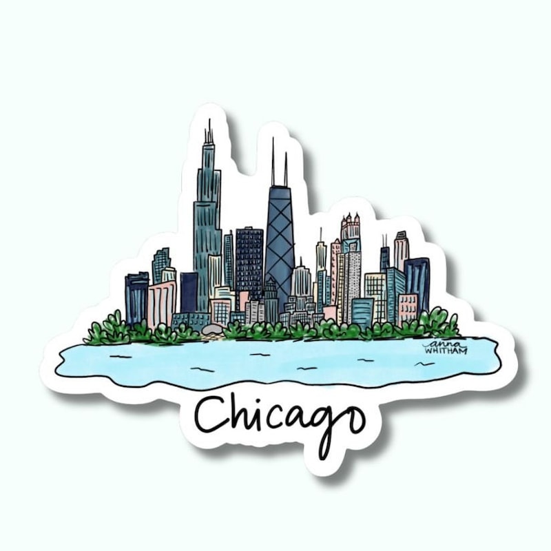 Chicago Skyline - Etsy