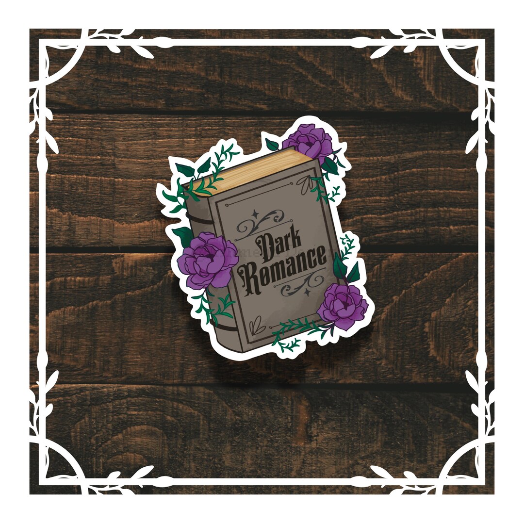 Dark Romance Trope Book Sticker - Etsy