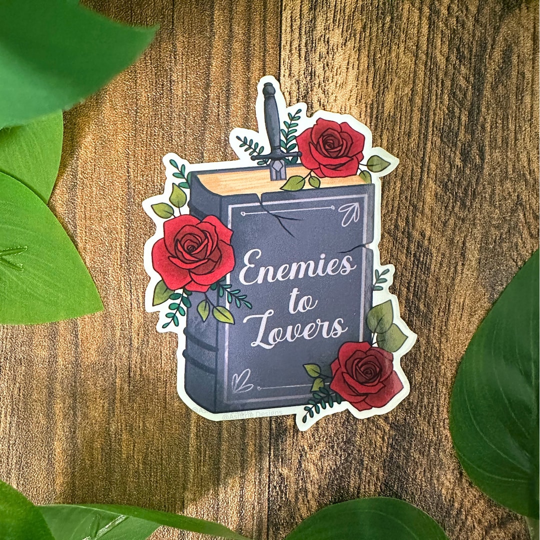 Enemies to Lovers Sticker Enemies to Lovers Book Trope Sticker Bookish ...