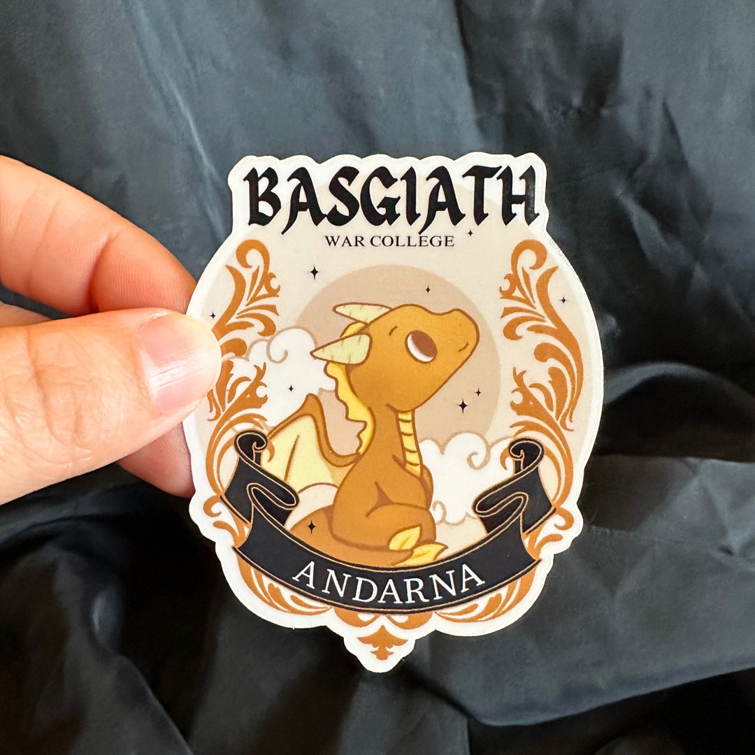 Fourth Wing Andarna Sticker Basgiath War College Sticker Dragon Rider ...