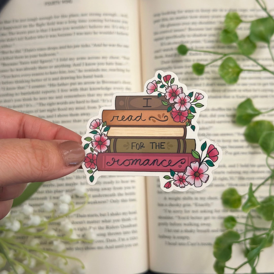 Romance Sticker Romance Reader Bookish Sticker Booktok Sticker Kindle ...