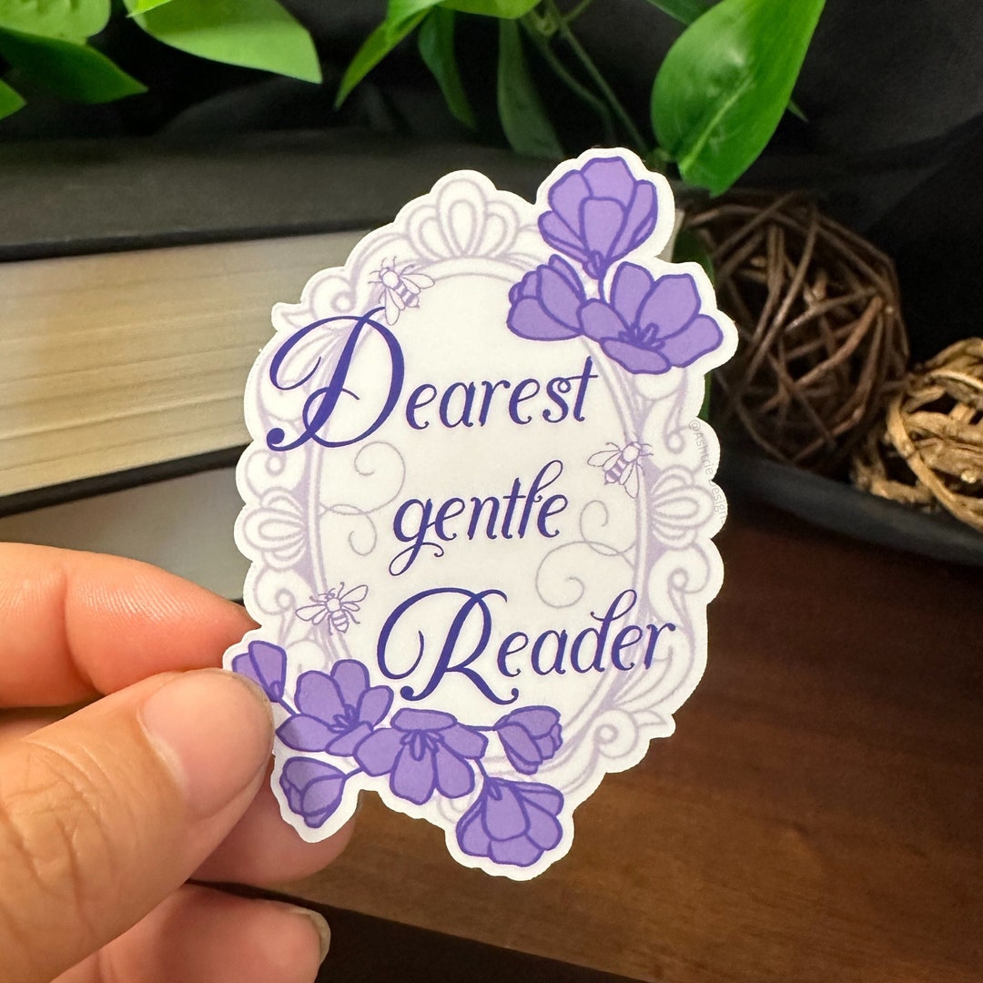 Bridgerton Sticker Dearest Gentle Reader Sticker Bookish Sticker Kindle ...