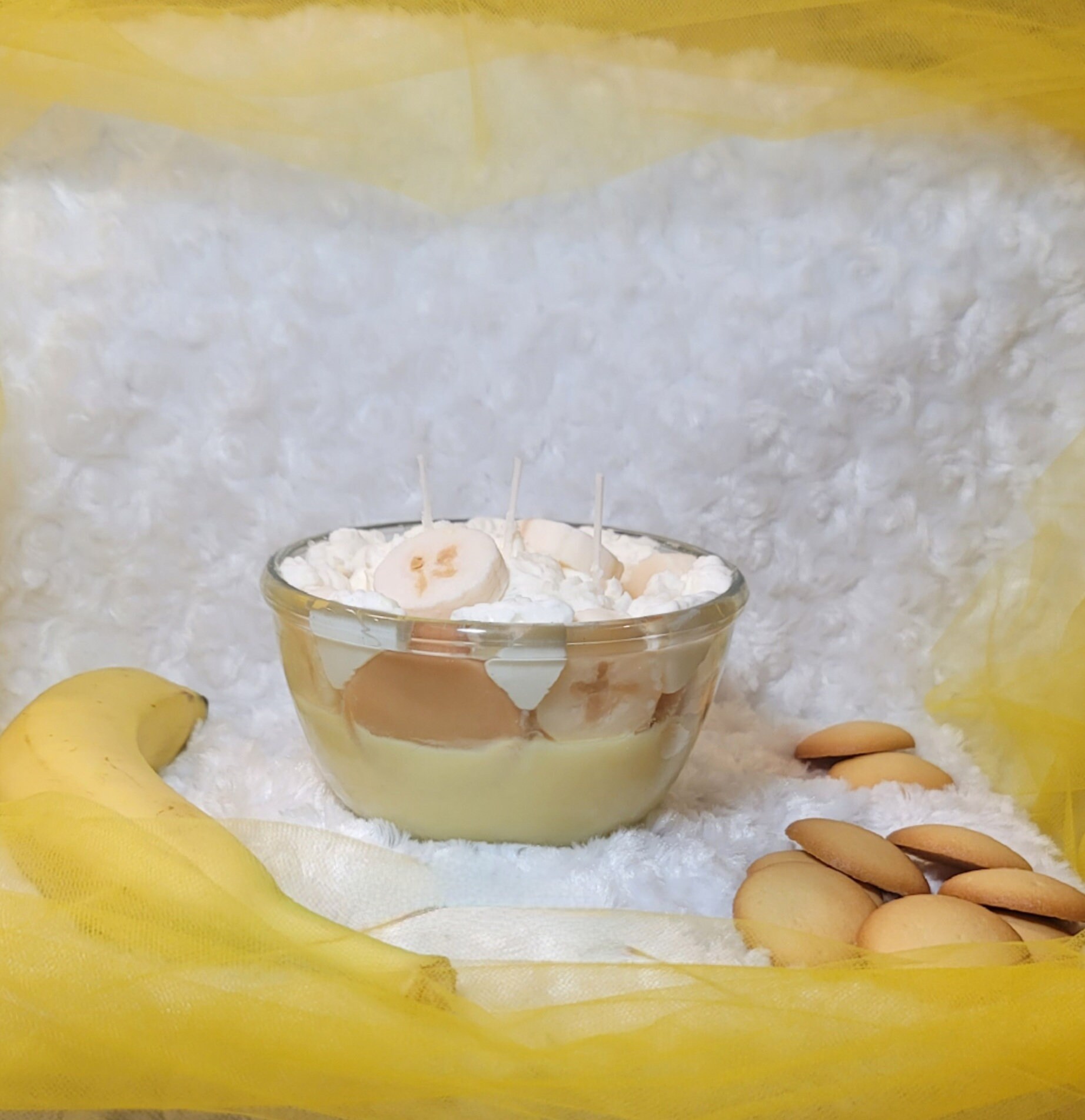 Nana's Banana Pudding Candle | Banana Scented Candle | Hand Poured in ...