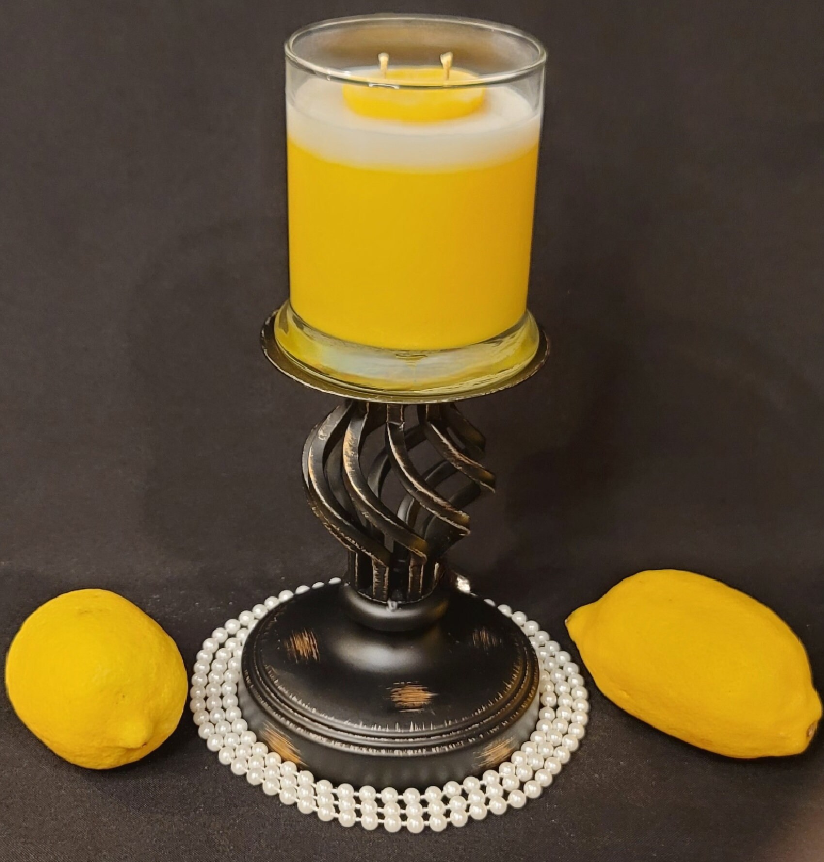 Lemon Squeezy Breezy Candle | Lemon Scented Candle | Hand Poured in NC ...