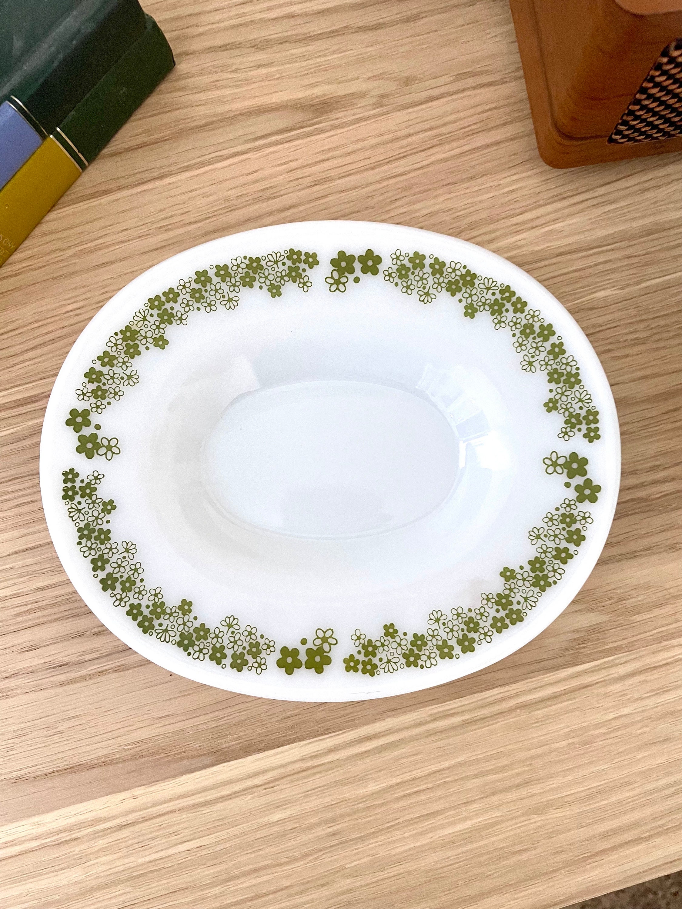 Pyrex Green Crazy Daisy Gravy Boat Vintage Kitchen Decor - Etsy