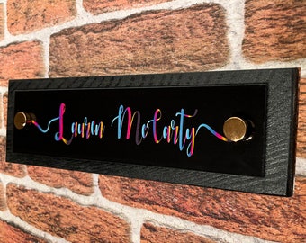 Custom Engraved 2x10 Name Plate / Personalized Customized Wall - Etsy