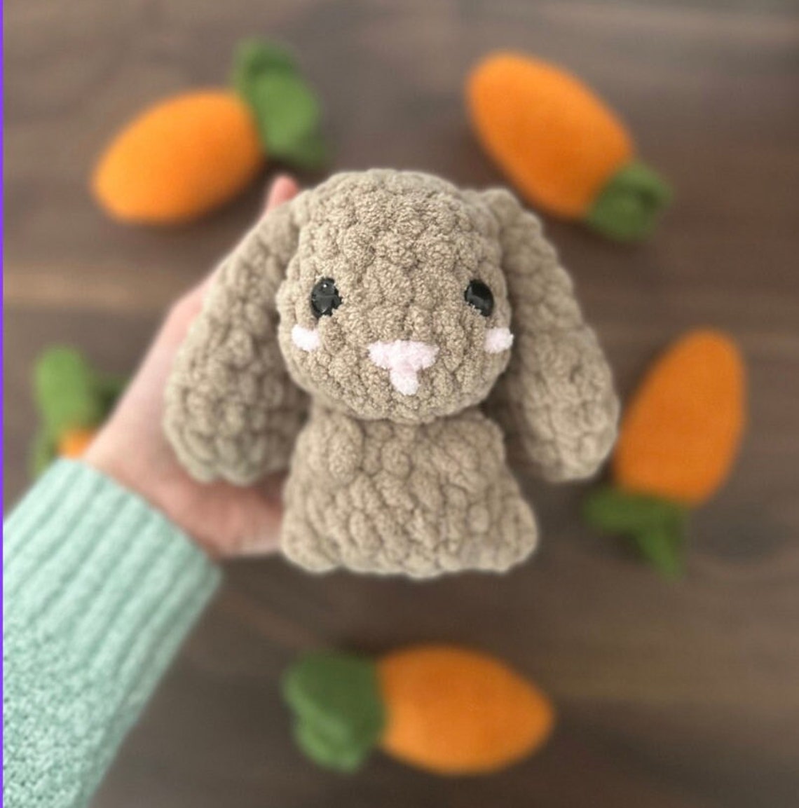 Rosalina Teeny Tiny Pocket Bunny Crochet PATTERN Bunny Crochet Pattern ...