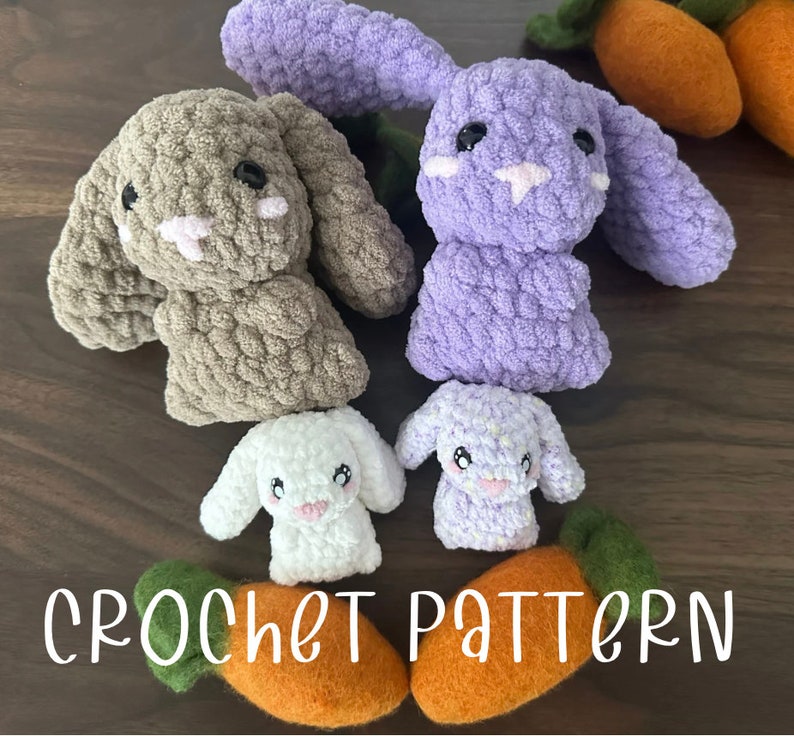 Rosalina Teeny Tiny Pocket Bunny Crochet PATTERN Bunny Crochet Pattern ...