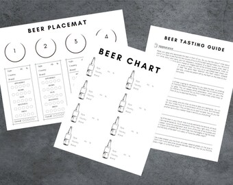 Beer Tasting Score Sheet - Etsy