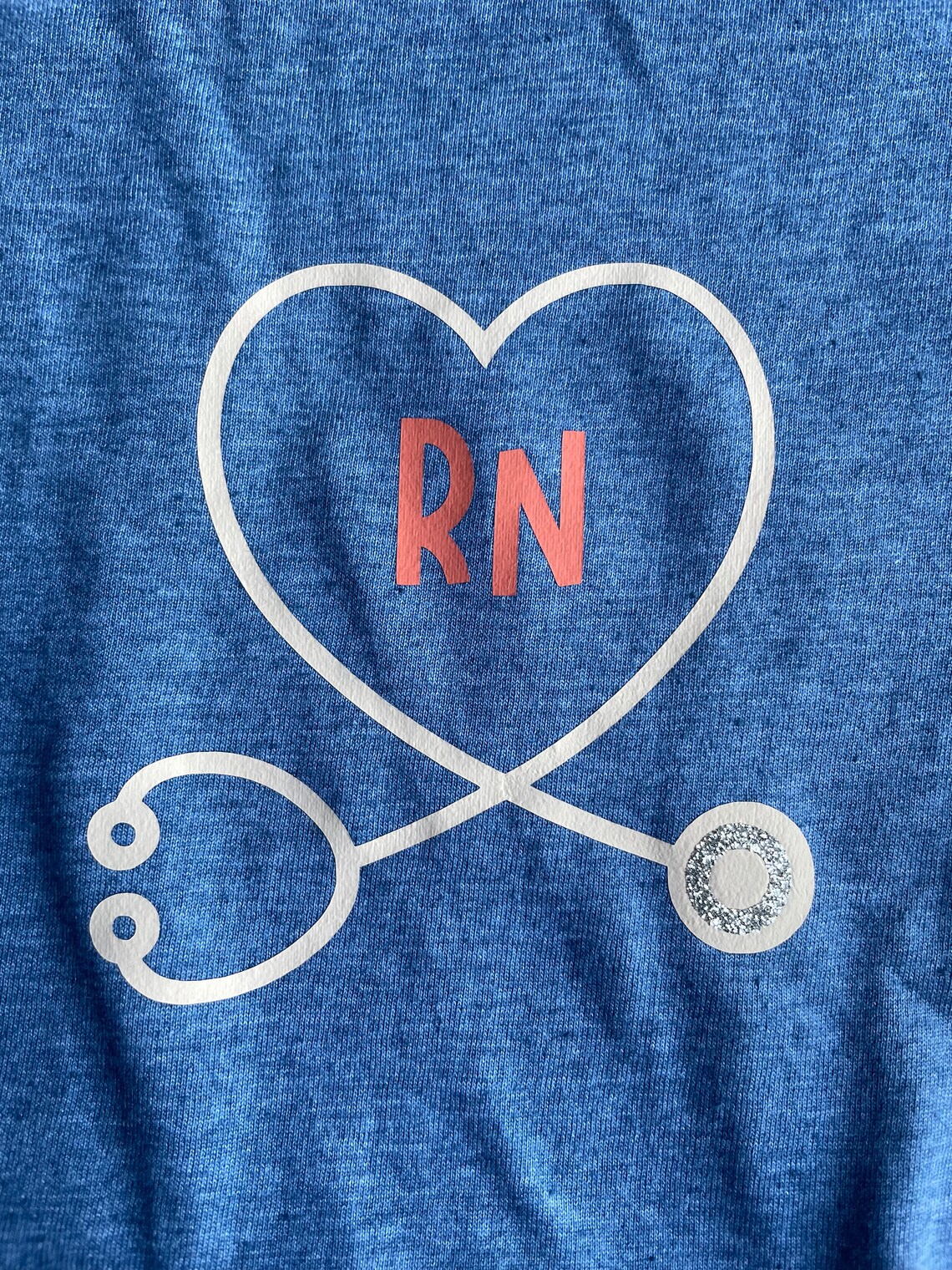 RN Heart Stethoscope PNG Digital Design - Etsy