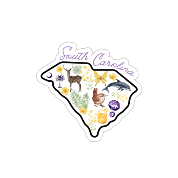 South Carolina Stickers - Etsy