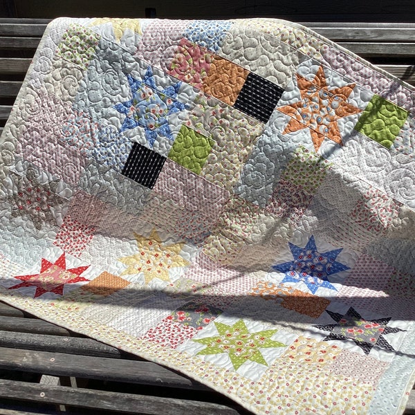 Patchwork Quilt - Etsy