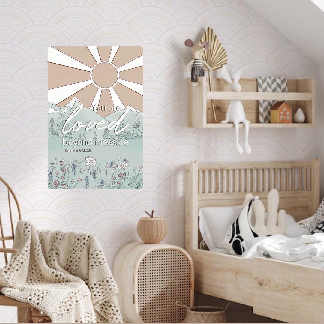 Girls Boho Bible Based Poster - Etsy