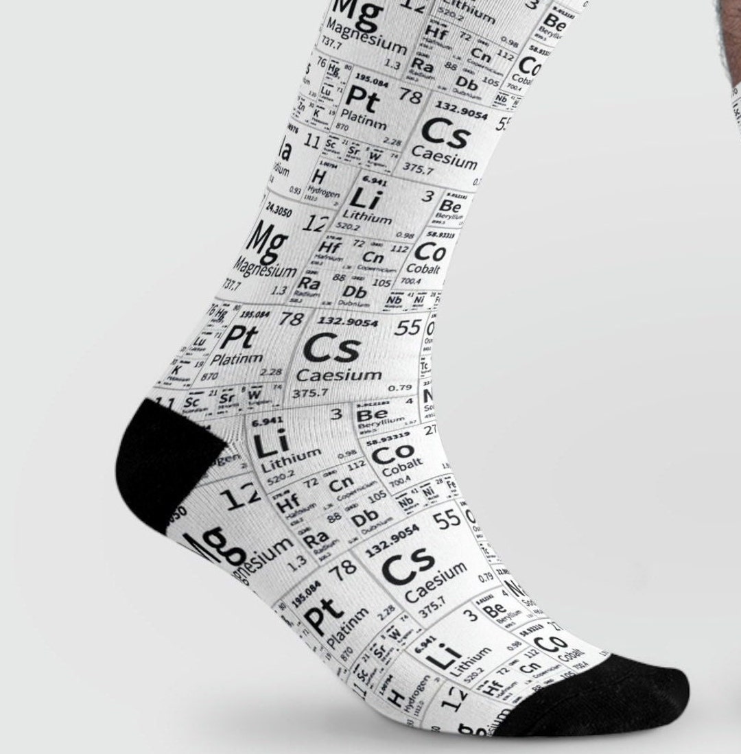Chemist Socks, Science Gifts, Chemistry Socks, Gift for Teacher Socks ...