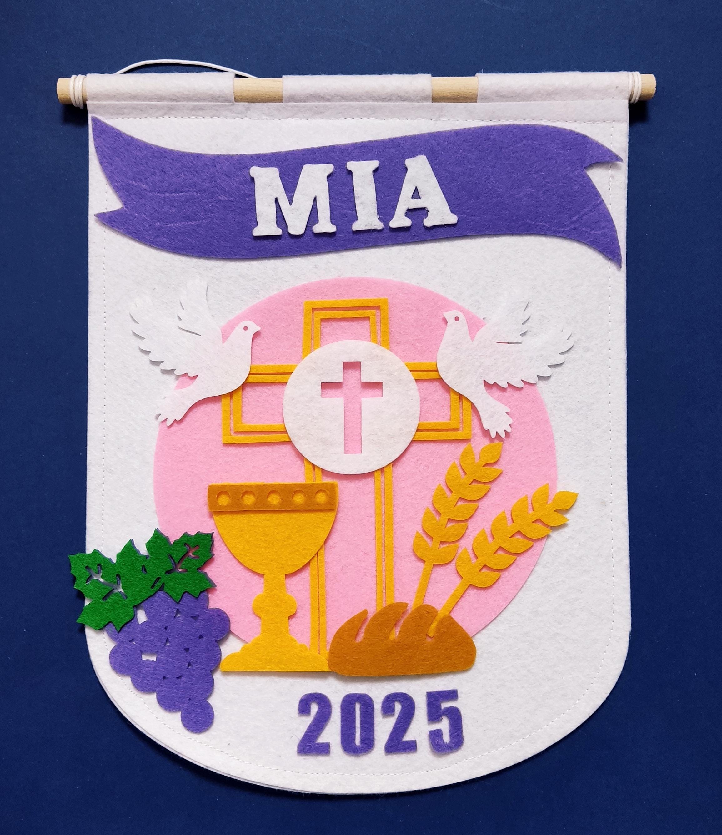 First Communion Banner First Holy Communion Christian Banner Religious ...