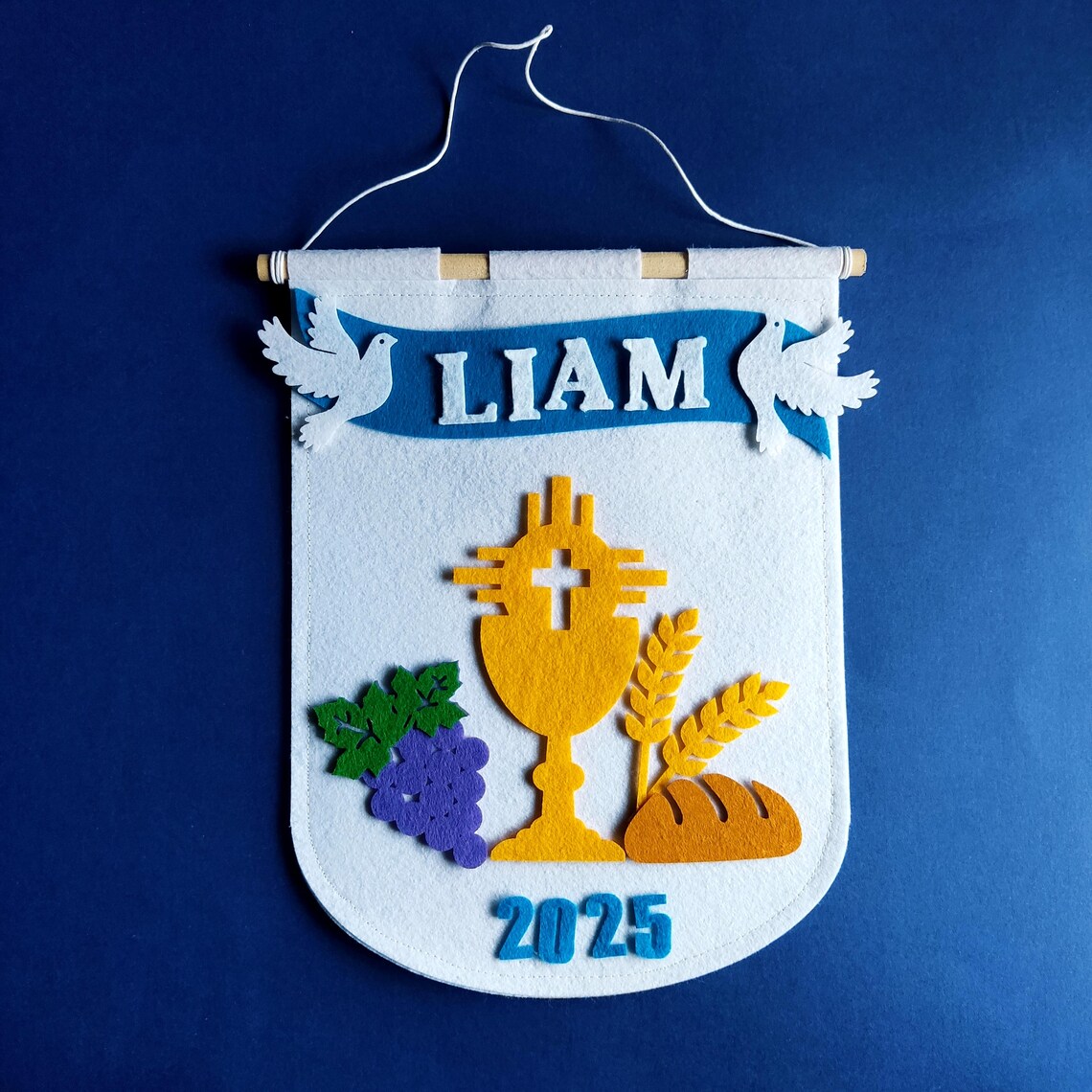 First Communion Banner First Holy Communion Christian Banner Religious ...