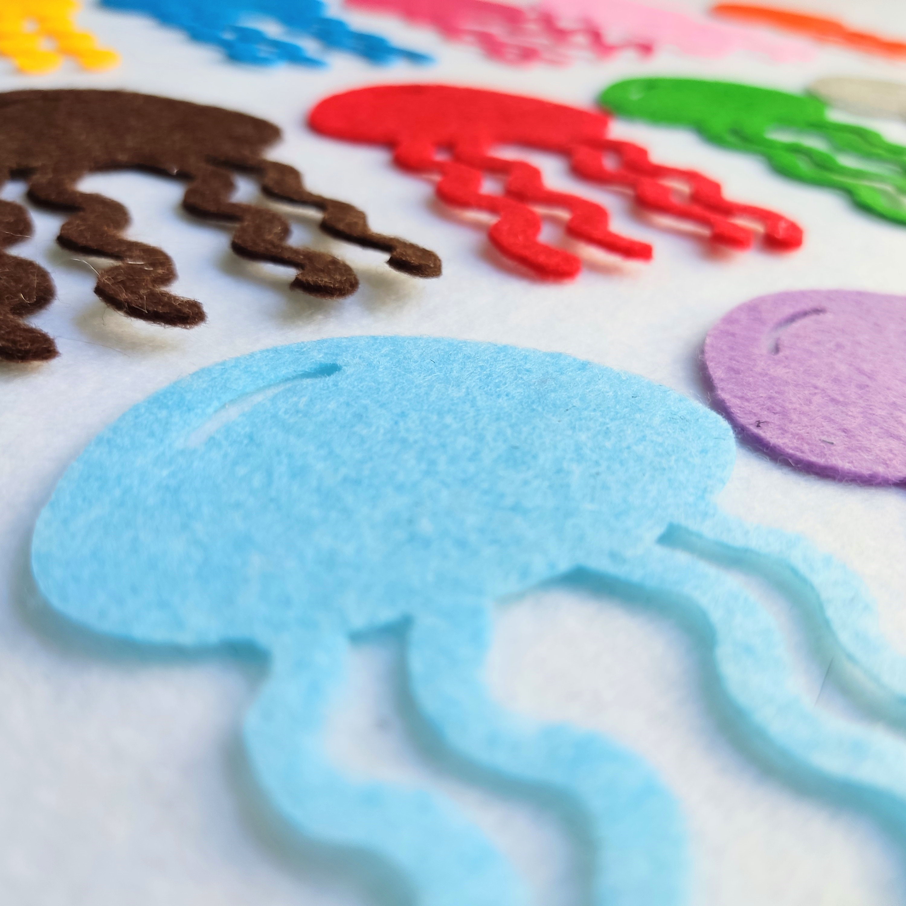 Die Cut Felt Jellyfish Felt Craft Supplies Jellyfish Sewing Craft ...