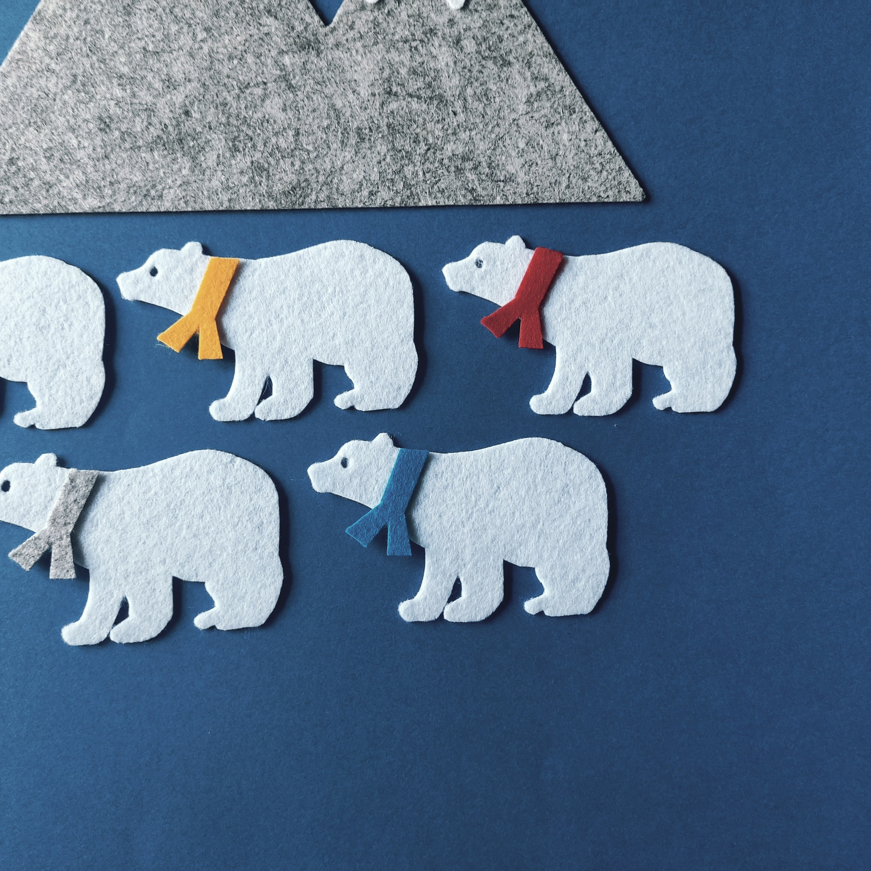 Polar Bears Felt Board Story | Story Card | Winter Animals - Etsy Canada