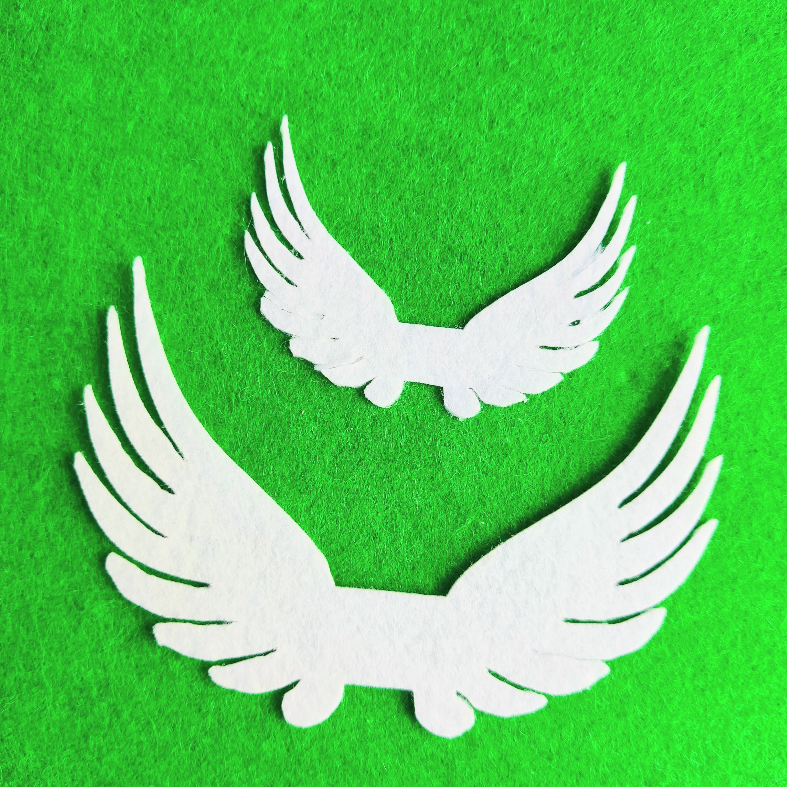 Die Cut Felt Angel Wings Felt Craft Supplies Eater Angel Wings Sewing ...